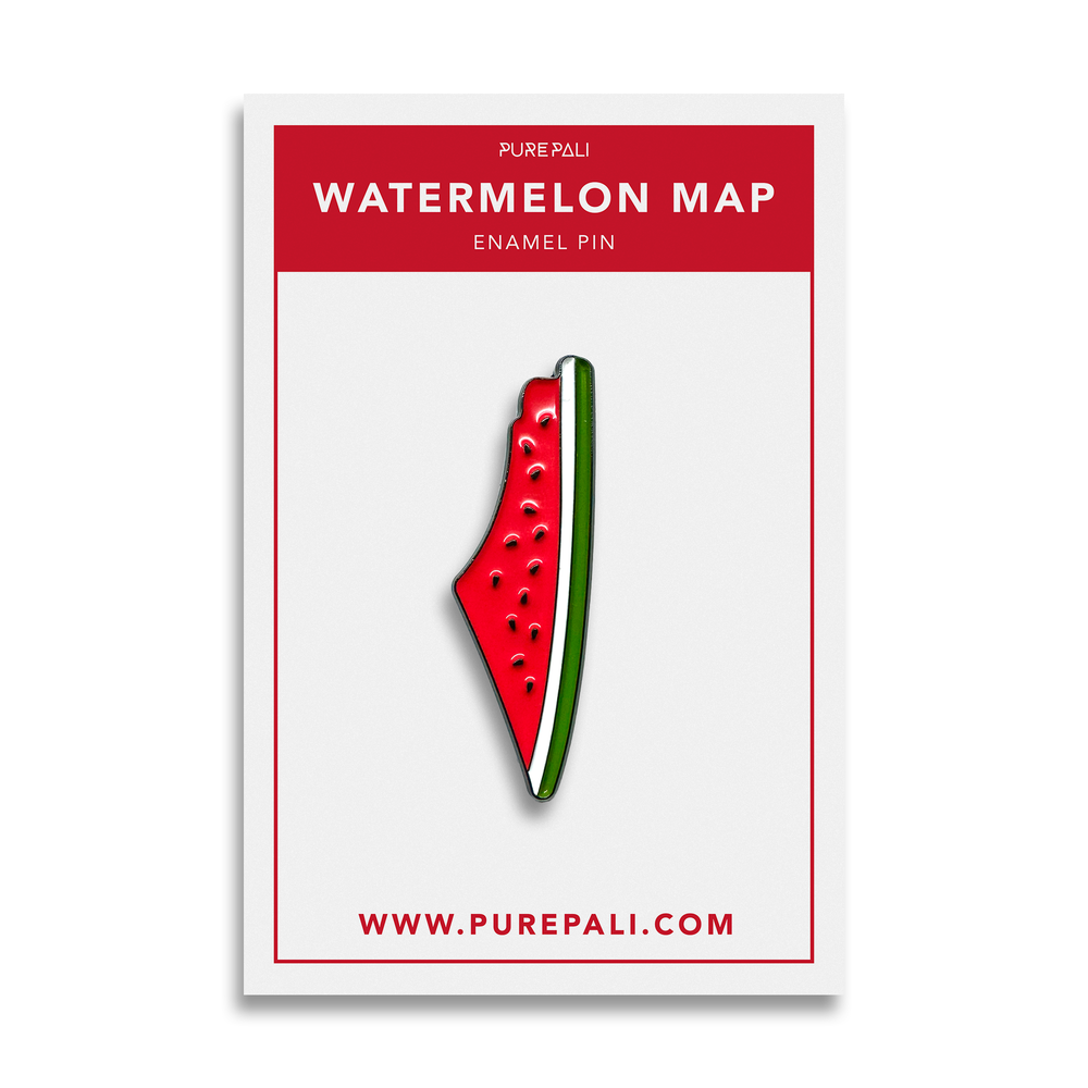 Palestine Watermelon Map Pin – PurePali